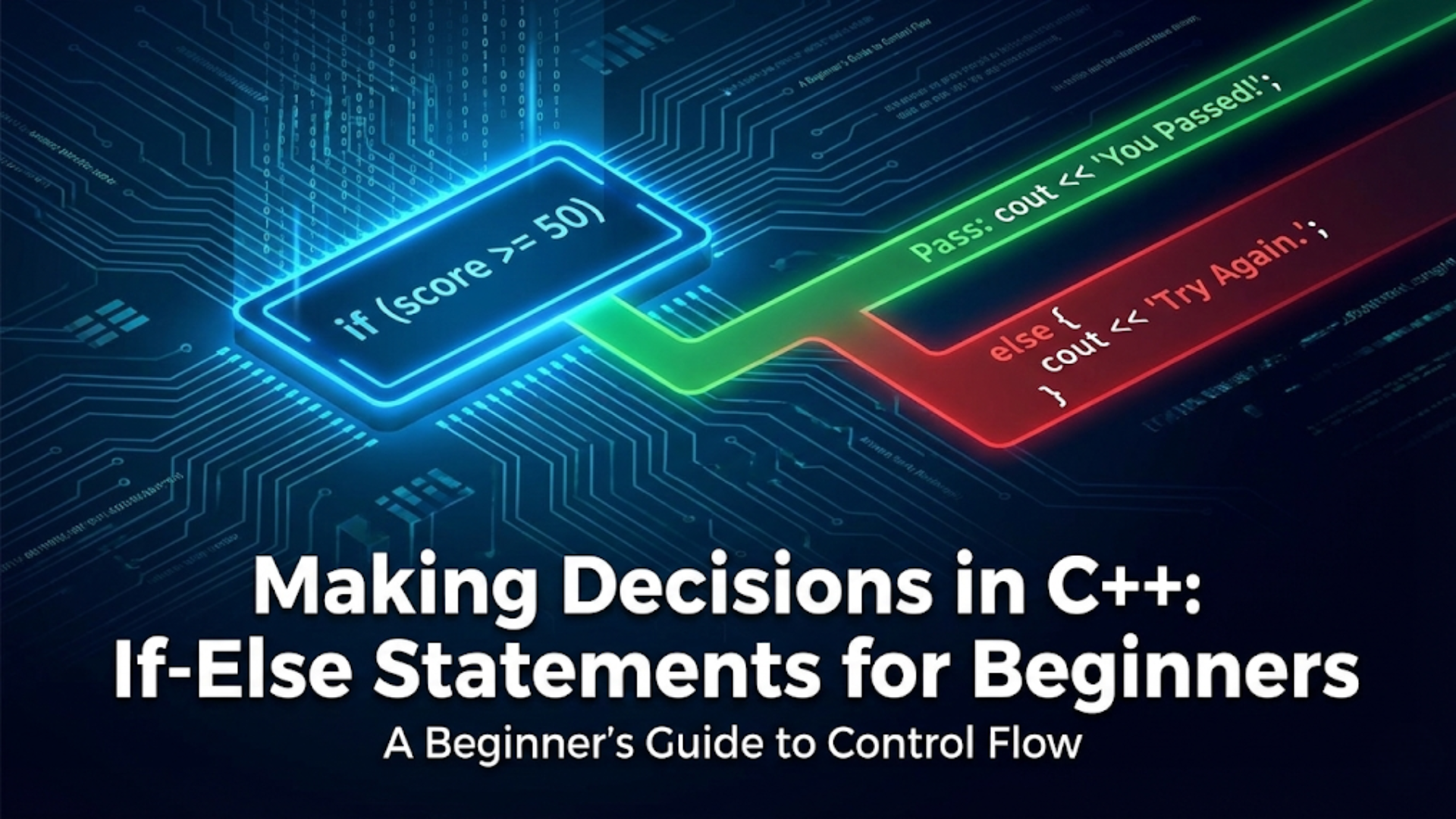 C++ If-Else Statements: Complete Guide to Conditional Logic for Beginners