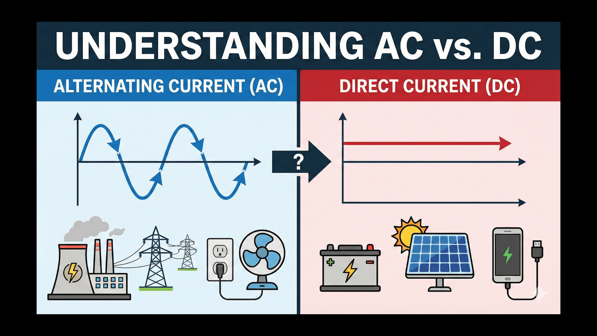 AC vs DC Electricity: Complete Guide to Alternating and Direct Current