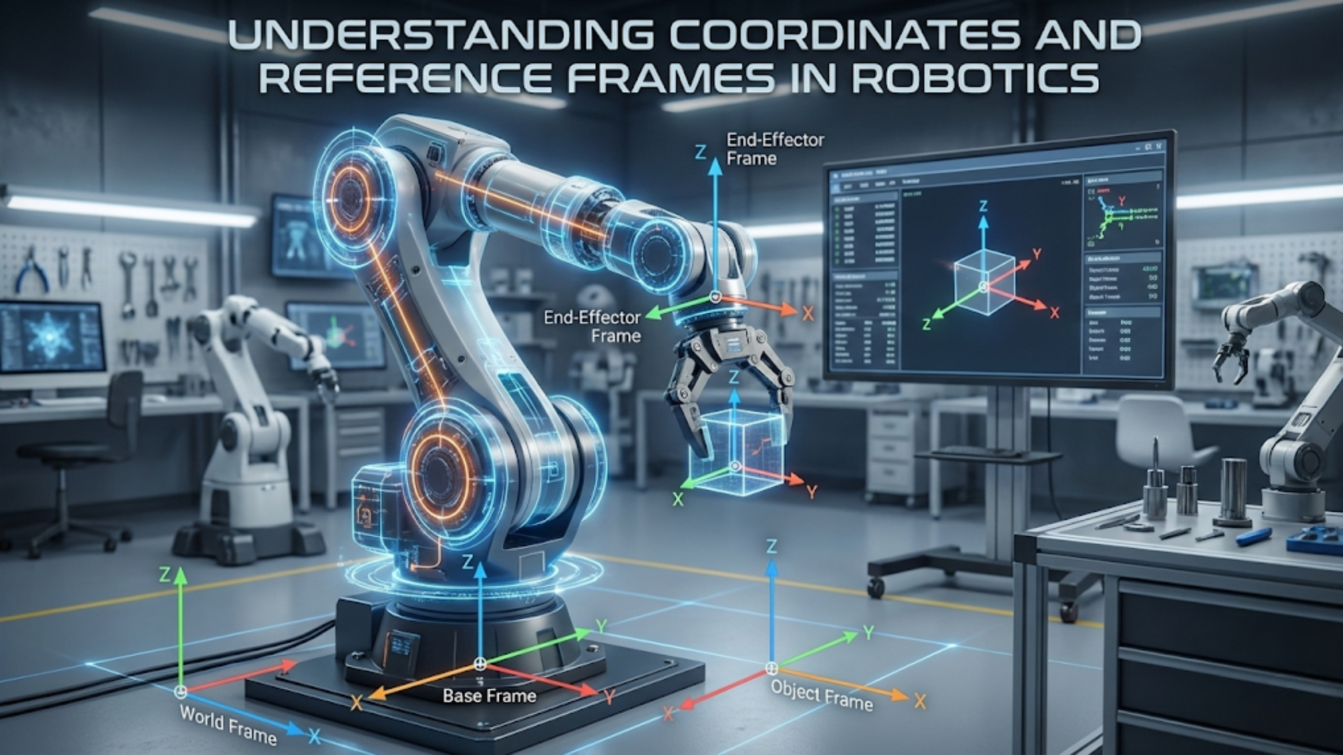 Robot Coordinate Systems & Reference Frames Explained | Beginner Guide