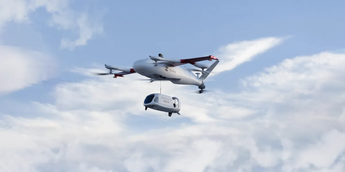 Zipline Raises $600M, Hits $7.6B Valuation for Drone Delivery