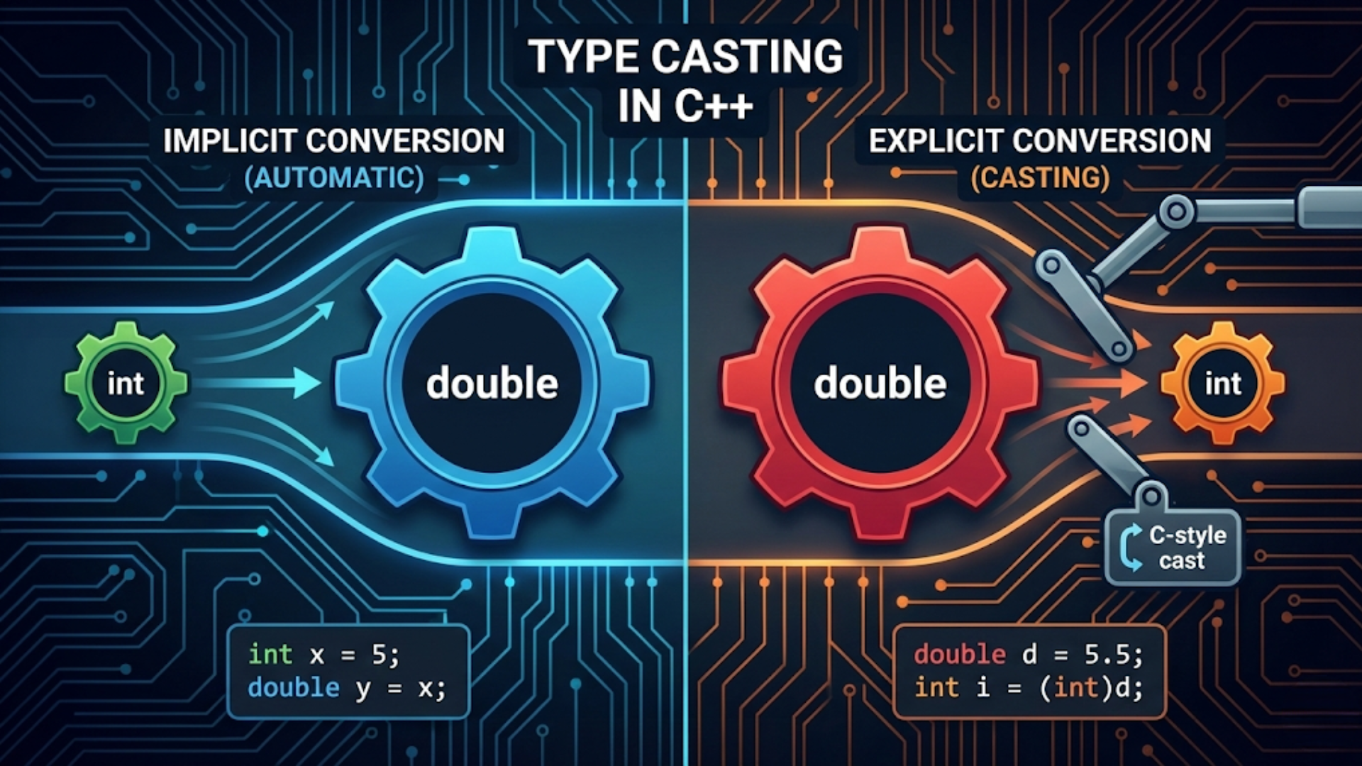 C++ Type Casting Guide: Master Implicit & Explicit Conversions