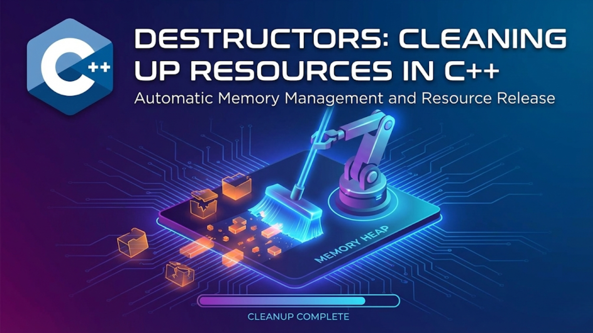 C++ Destructors Guide: Master Resource Cleanup and RAII
