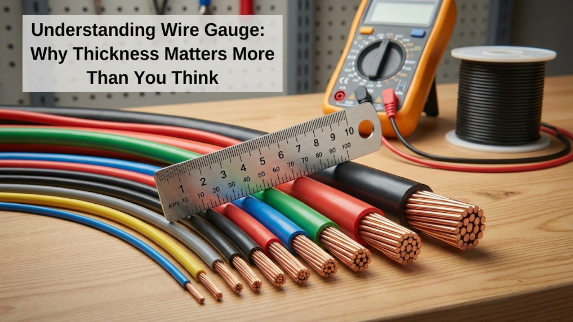 Wire Gauge Explained: Why Wire Thickness Matters in Electronics
