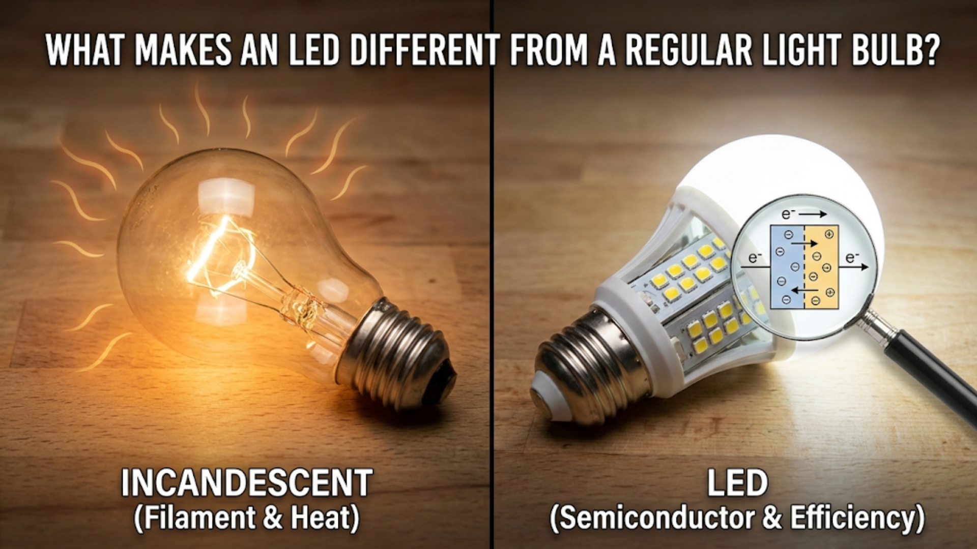 What Makes an LED Different from a Regular Light Bulb?