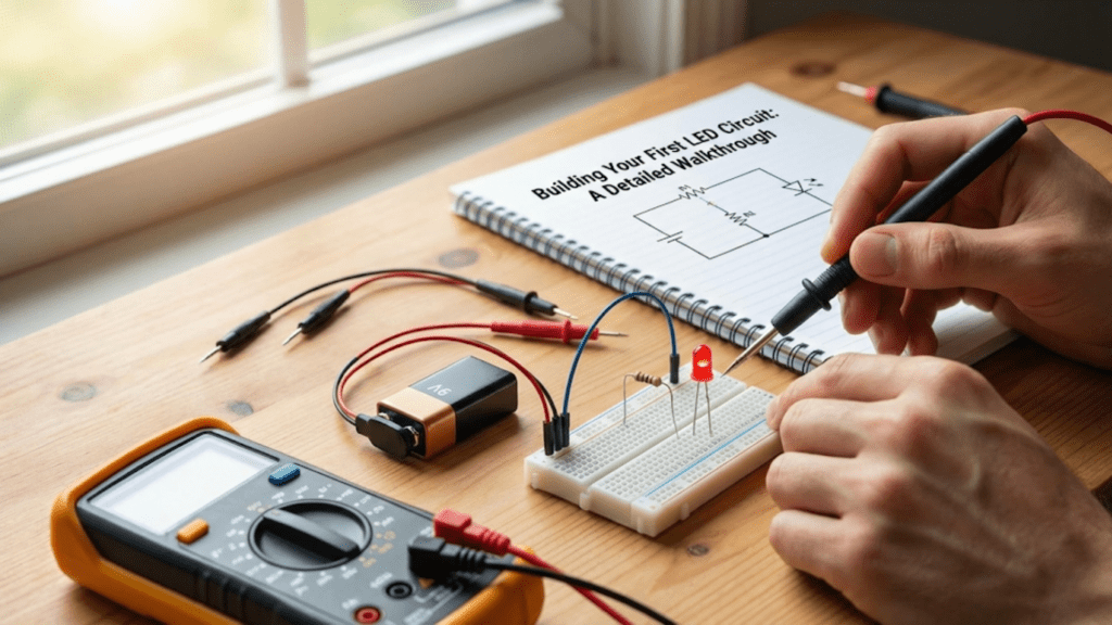 Building Your First LED Circuit: A Detailed Walkthrough